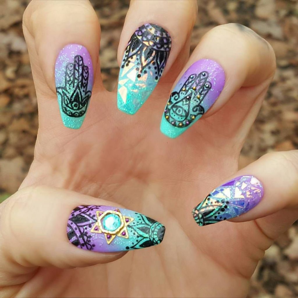≡ 15 Best Indian Style Nail Designs You Should Try Right Now 》 Her Beauty