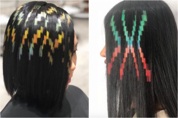 ≡ Pixelated Hair Is The New Trend Taking The World By Storm 》 Her Beauty