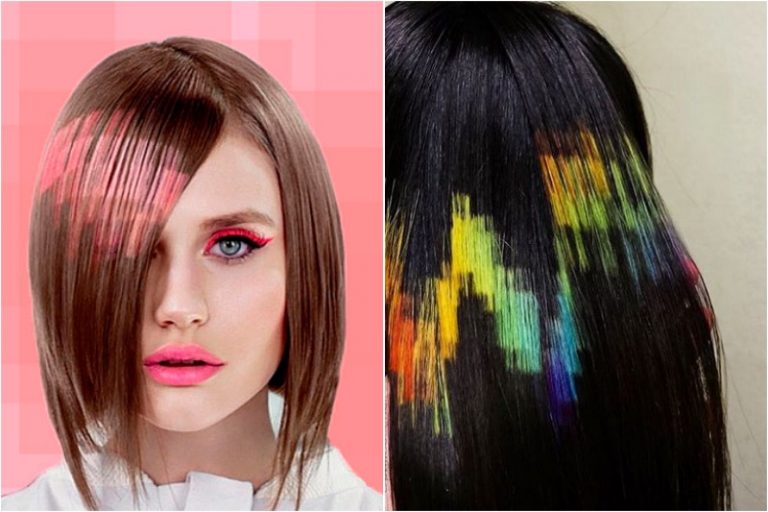 ≡ Pixelated Hair Is The New Trend Taking The World By Storm 》 Her Beauty