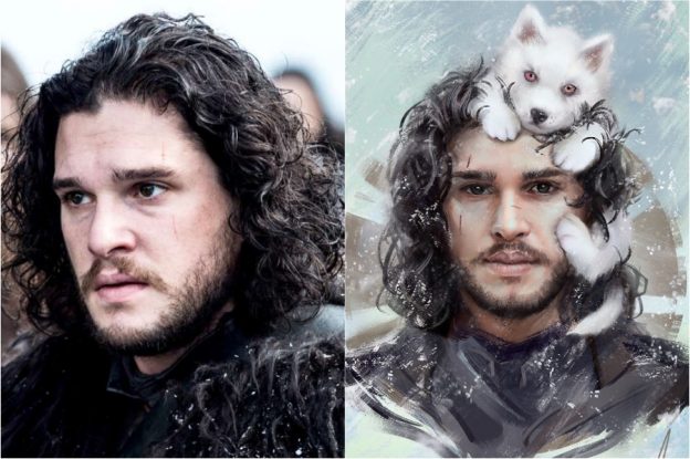 ≡ Artist Illustrates Famous Characters And Their Spirit Animals 》 Her ...