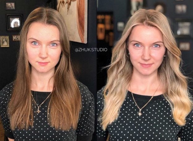 ≡ Hairdresser Eugene Zhuk Transforms Women Beyond Recognition 》 Her Beauty