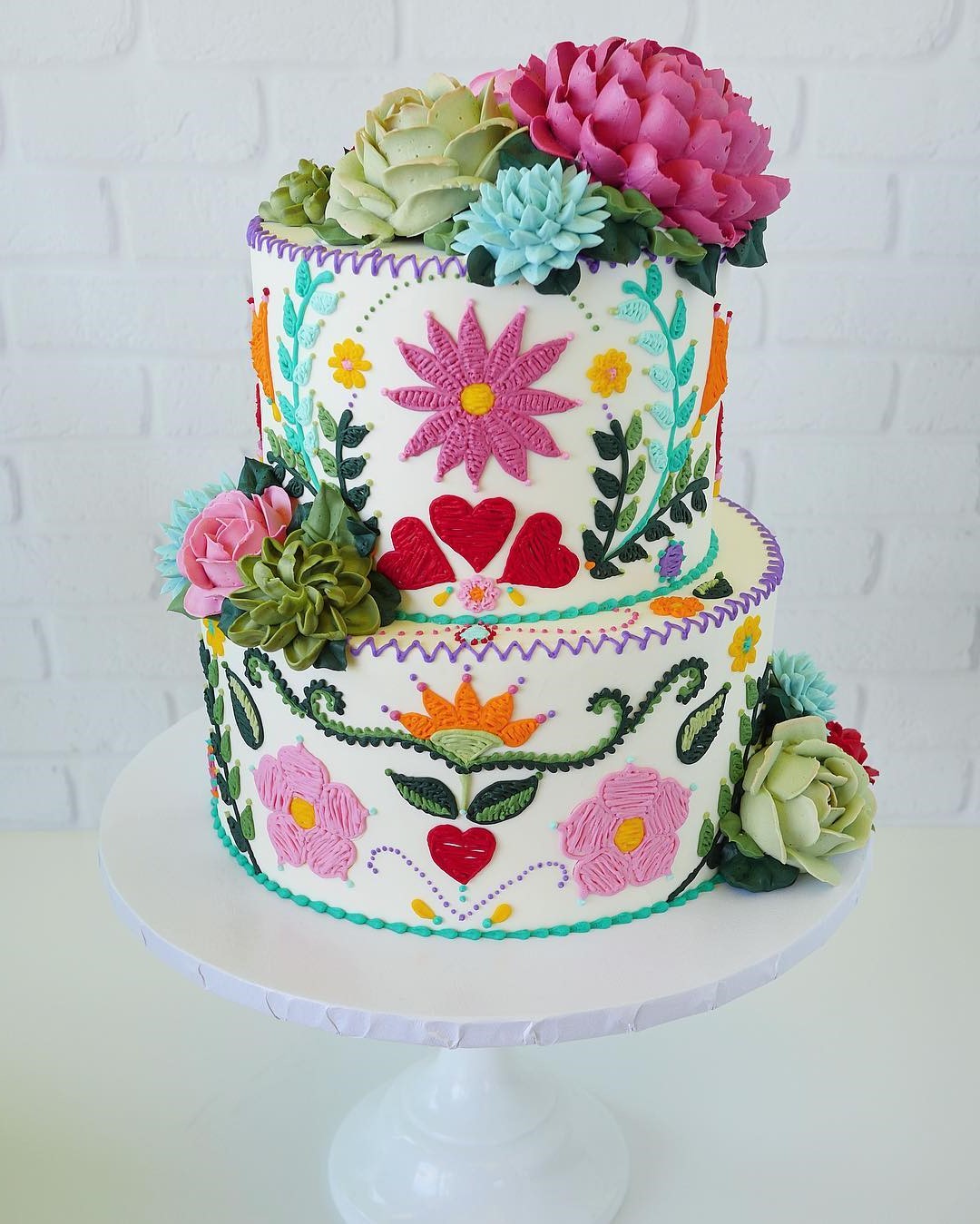 ≡ Embroidery Cakes by Leslie Vigil Will Bring You joy 》 Her Beauty