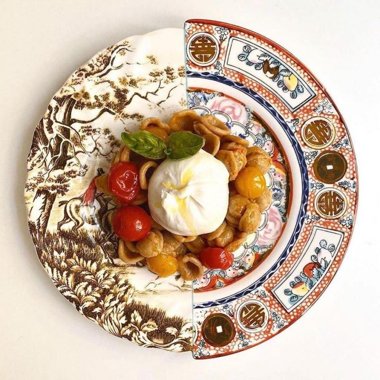 ≡ Creative Hybrid Plates Combine The East and The West 》 Her Beauty