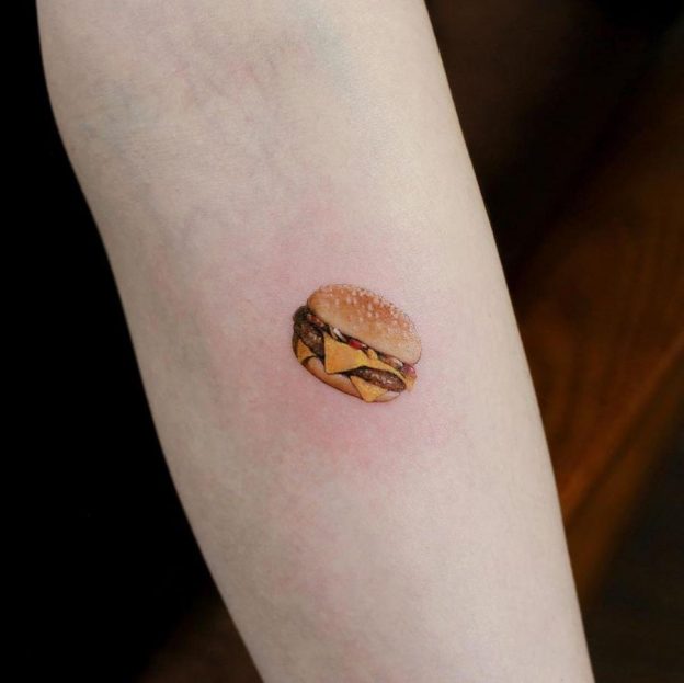 ≡ The Cutest Tiny Food Tattoos 》 Her Beauty