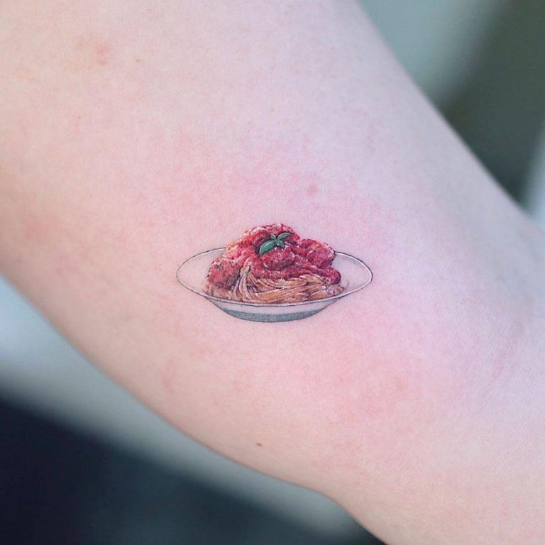 ≡ The Cutest Tiny Food Tattoos 》 Her Beauty